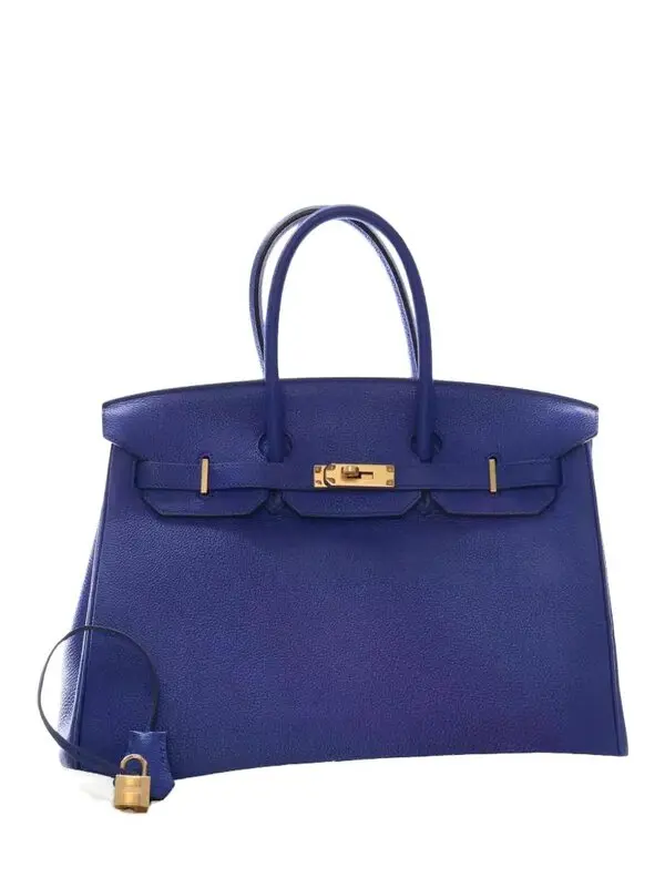 Hermès Birkin 35 Retourne Handbag - Blue