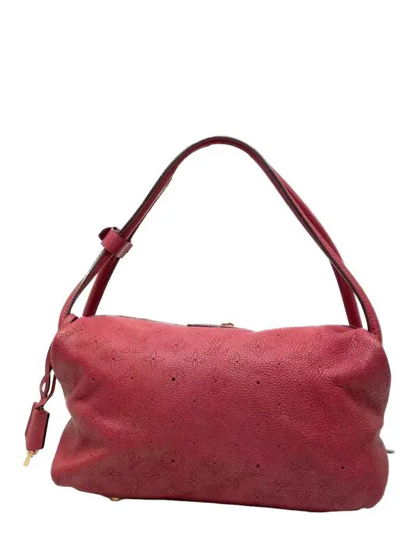 LOUIS VUITTON Monogram Mahina Galatea Pm Shoulder Bag - Red