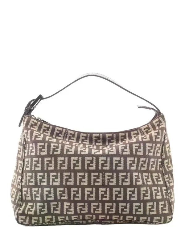 Fendi Zucchino Monogram Canvas Handbag - Brown