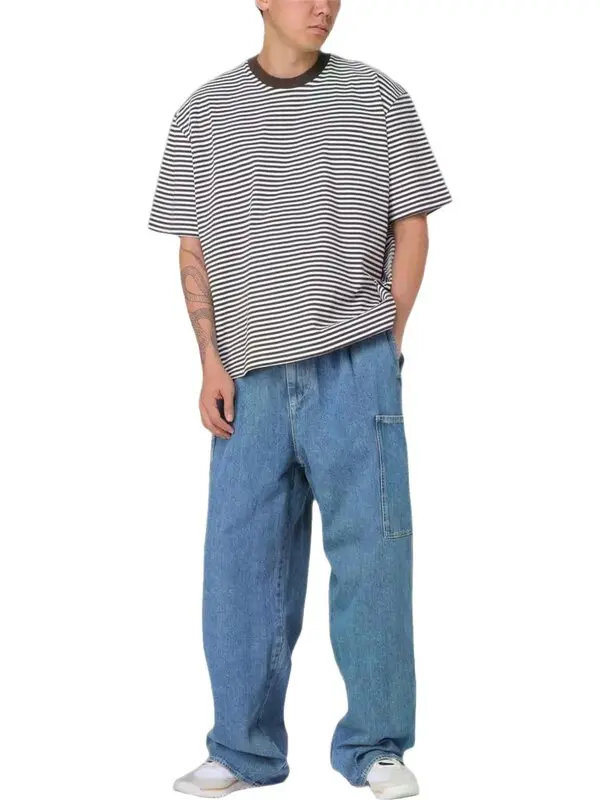 Sunnei Pleated Wide-leg Jeans - Blue