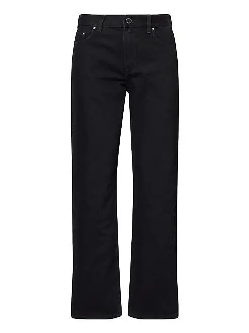 TOTEME Straight-leg Low-rise Denim Jeans - Black