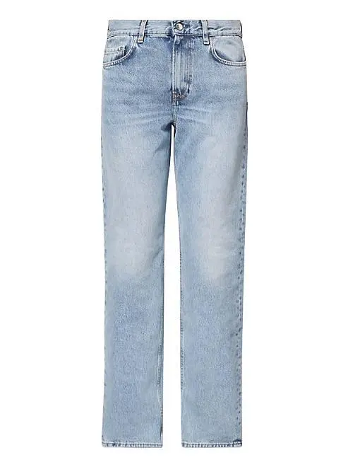 TOTEME Straight-leg Low-rise Denim Jeans - True Vintage