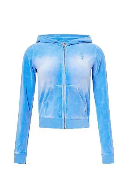 Juicy Couture Robyn Cotton-blend Hoodie - Regatta