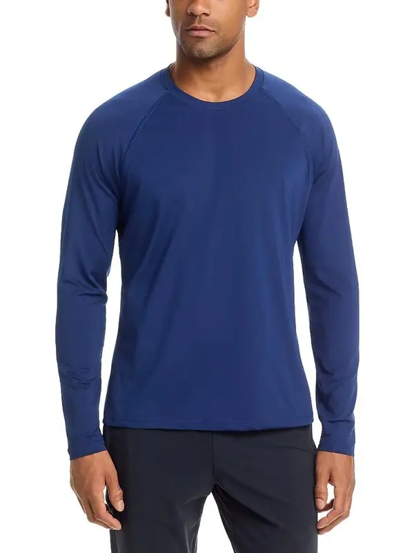 FAIR HARBOR Anchor Long Sleeve Rashguard - Navy