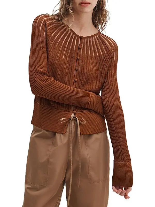 Rag & Bone Aubrey Cardigan - Rust