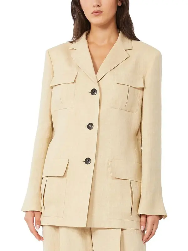Max Mara Mstadesso Single Breasted Jacket - Colonial