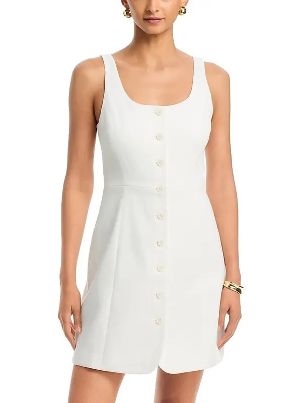 Theory Sculpted Mini Dress - Ivory