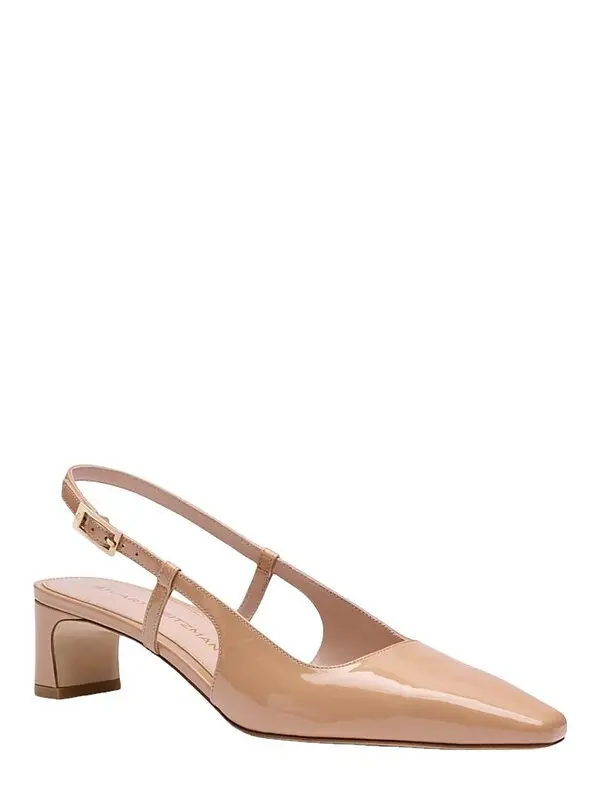 STUART WEITZMAN Baby Babette Slingback Pumps - Adobe