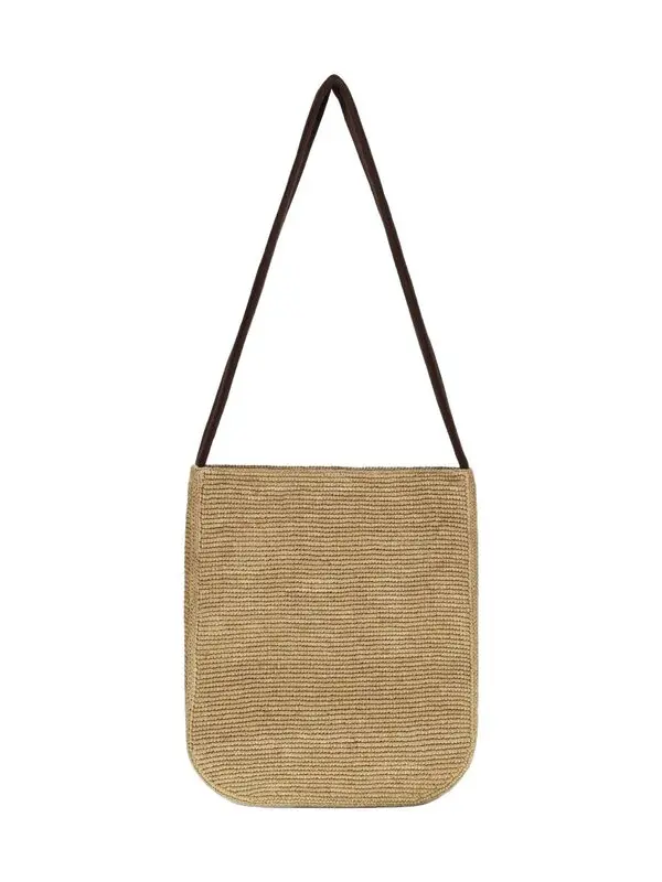 THE ROW Lori Raffia Tote Bag - Beige
