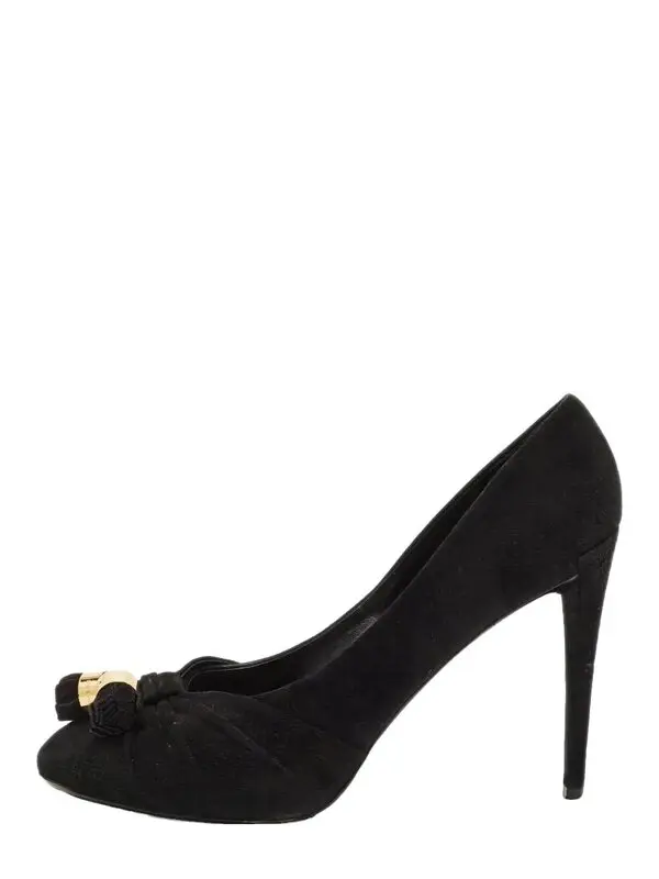 LOUIS VUITTON Knot Tassel Pumps - Black