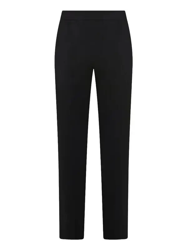 Moschino High-waist Tailored Trousers - Black