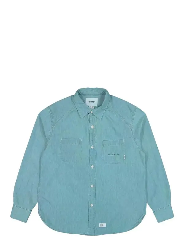 WTAPS Cb Long-sleeved Shirt - Blue