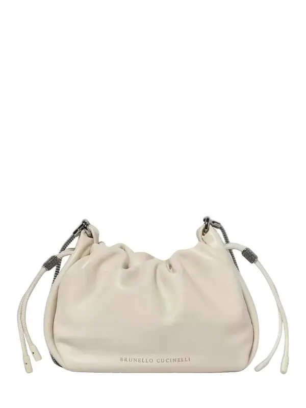 Brunello Cucinelli Mini Mellow Bucket Bag - Neutrals