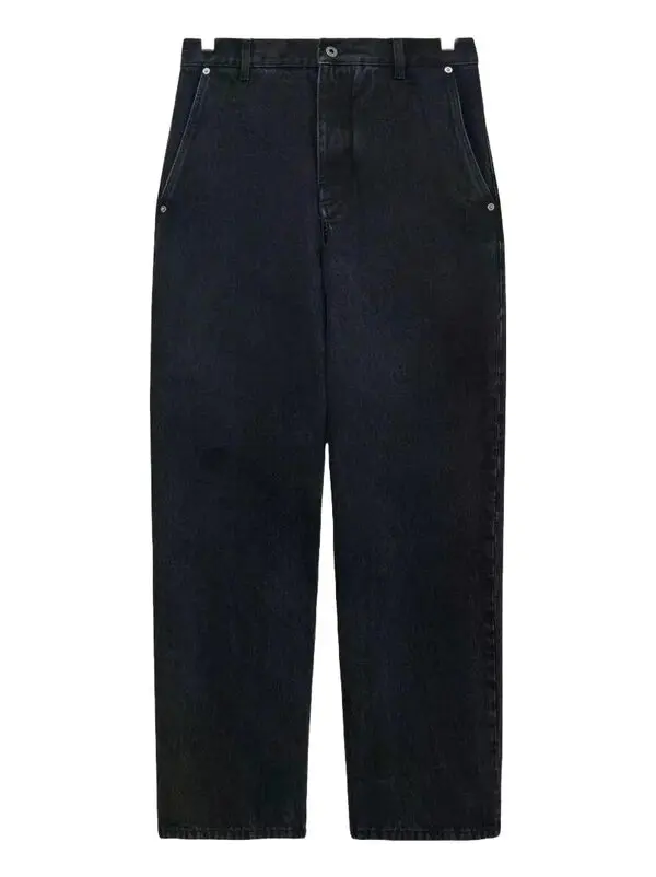 Loewe Straight-leg Denim Jeans - Black