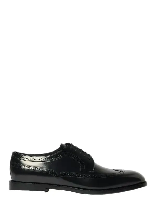 Manolo Blahnik Brogue-pattern Oxford Shoes - Black
