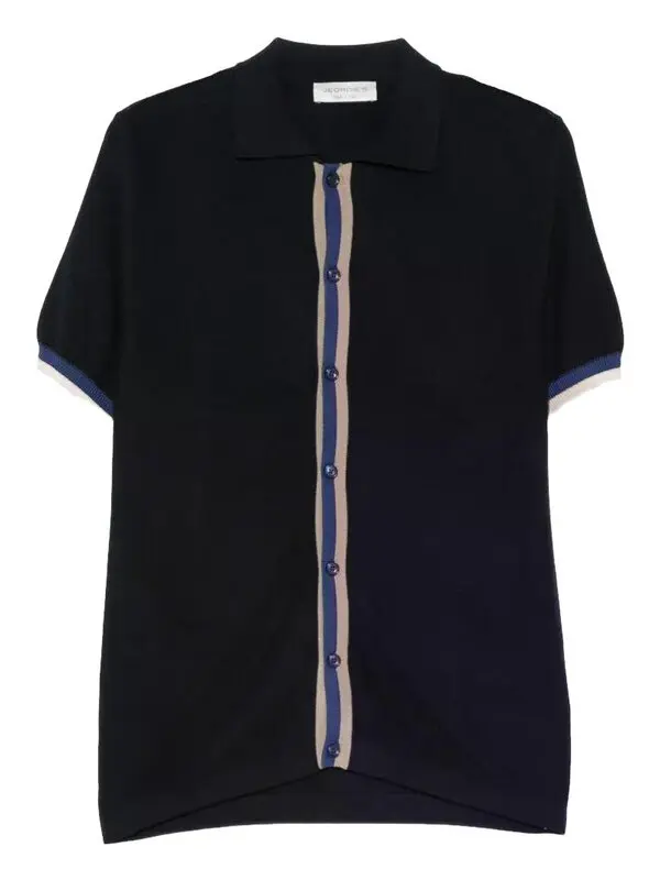 JEORDIE'S Short-sleeve Shirt - Blue