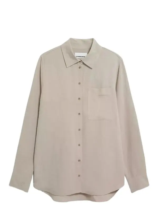 ARMEDANGELS Chest Patch Pocket Button-up Shirt - Neutrals
