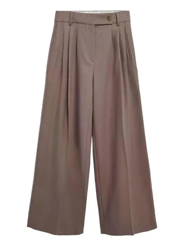 ARMEDANGELS Kaayua Pleated Trousers - Brown