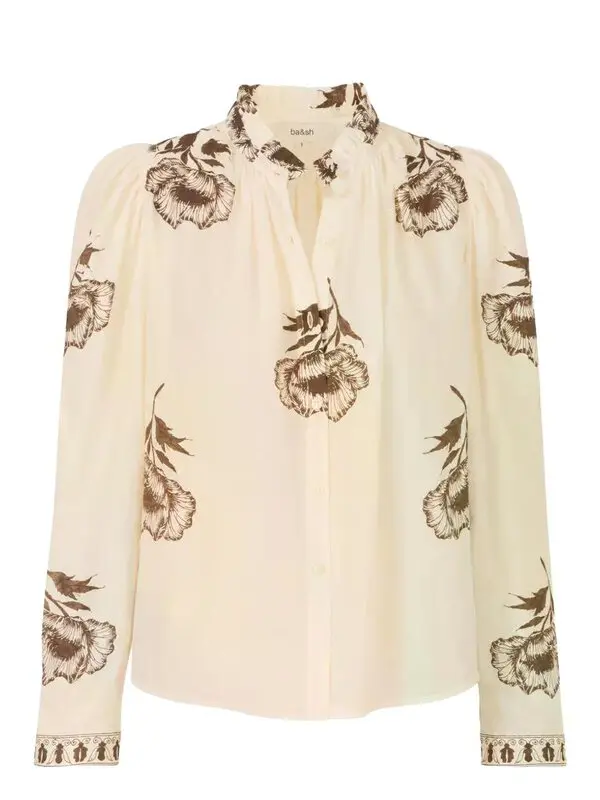 Alix Of Bohemia Artemis Floral Print Shirt - Neutrals