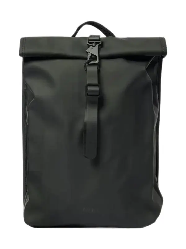 Rains Mini Rolltop Backpack - Black