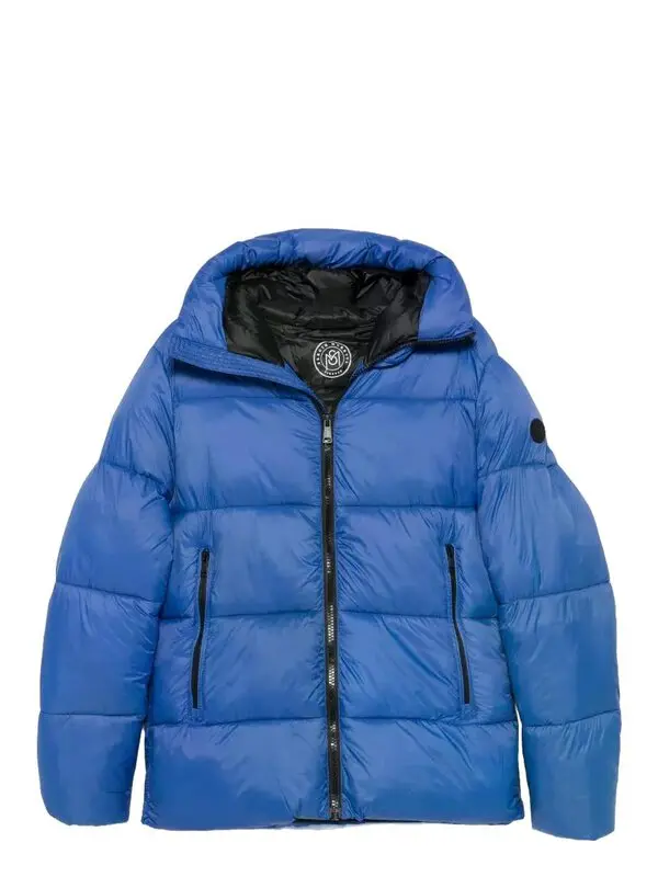 SERGIO MORETTI FIRENZE Hooded Padded Jacket - Blue