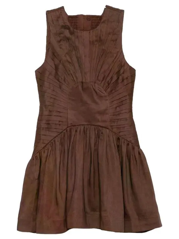 Aje Medea Mini Dress - Brown