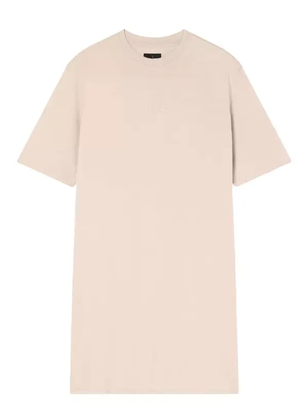 Armani Exchange Jersey T-shirt Mini Dress - Neutrals