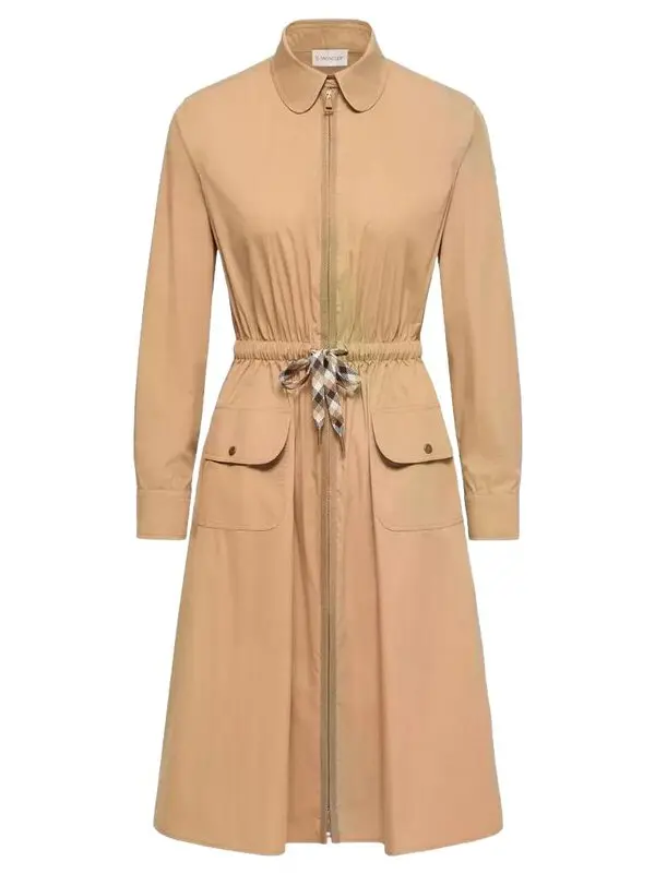 Moncler Knee-length Shirt Dress - Neutrals