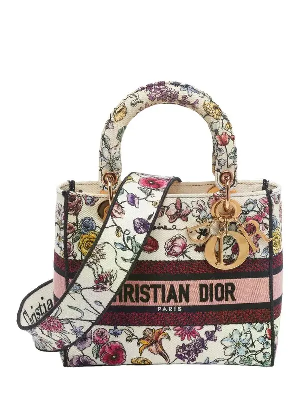 Dior Lady D-lite Tote Bag - Neutrals