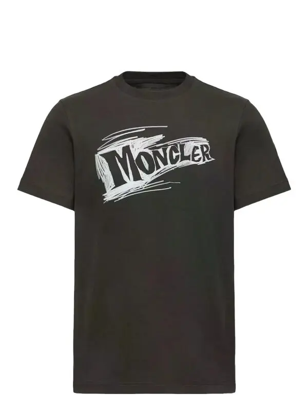Moncler Logo-print T-shirt - Black