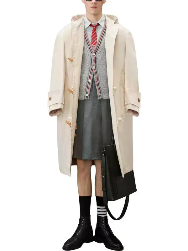 Thom Browne Oxford 4-bar Shirt - Grey