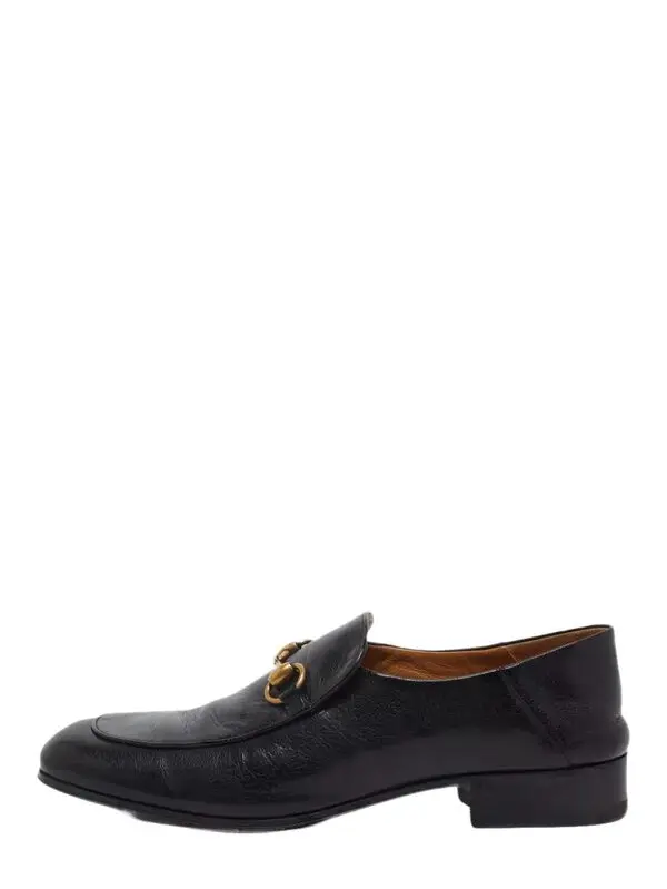 Gucci Horsebit Leather Loafers - Black