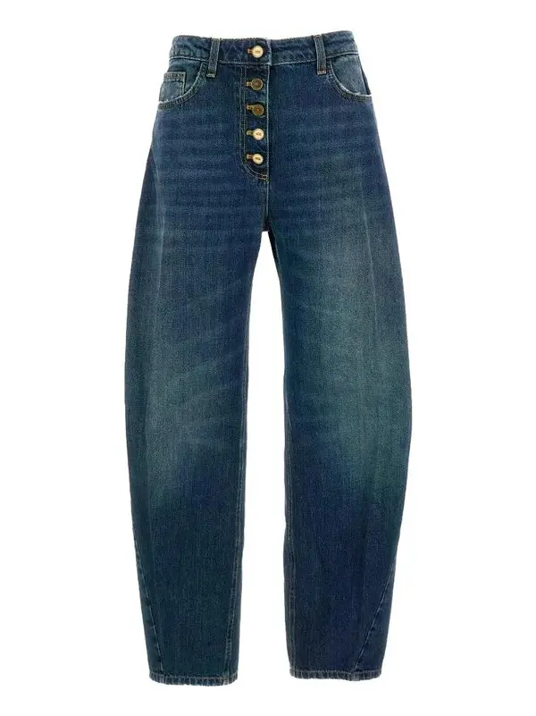 Elisabetta Franchi Button-fly Jeans - Blue