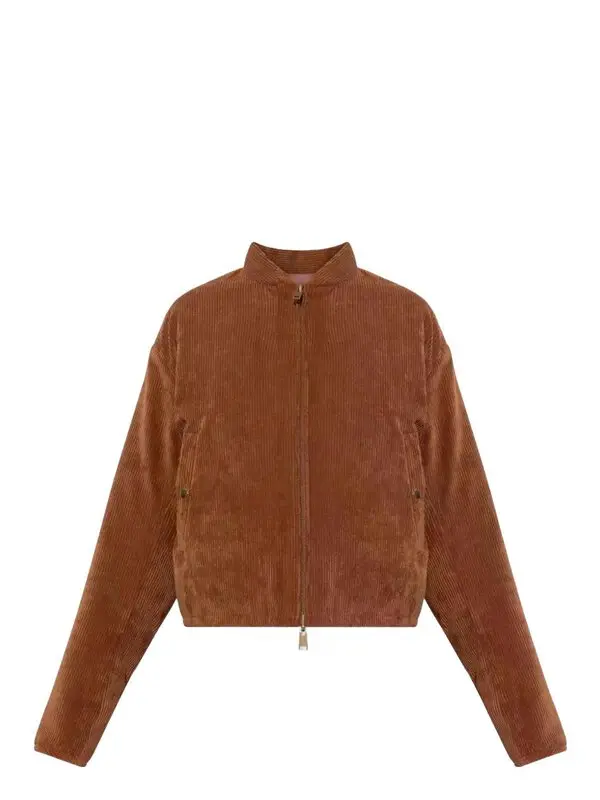 Moncler Blageon Corduroy Puffer Jacket - Brown