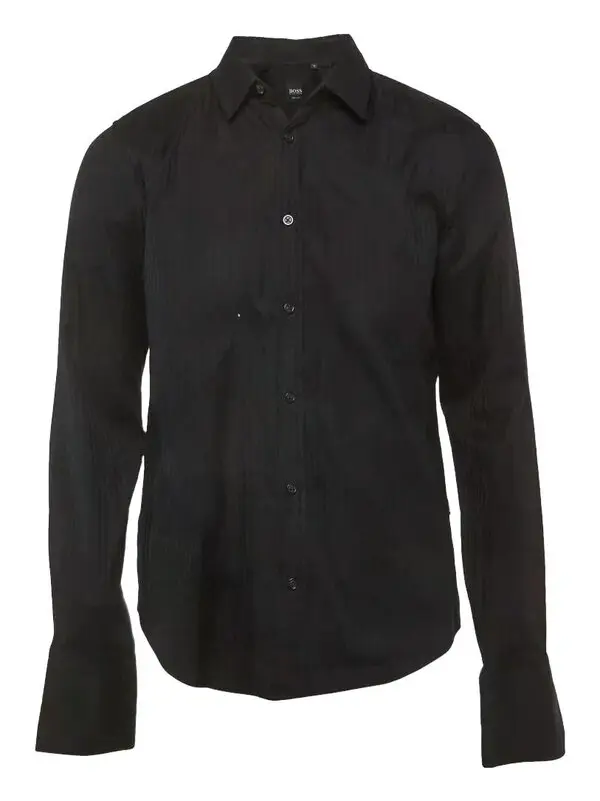 BOSS Striped Shirt - Black