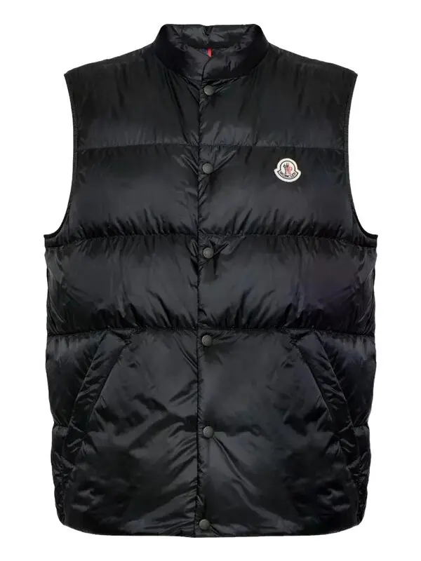 Moncler Tuquerouye Quilted Puffer Gilet - Black