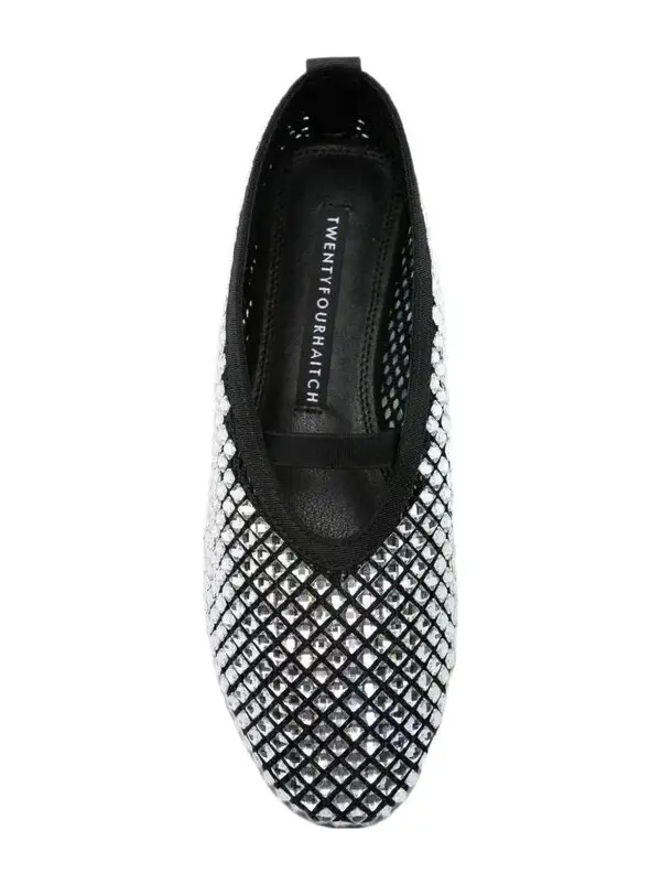 TWENTY FOURHAITCH Crystal Embellished Sneakers - Black