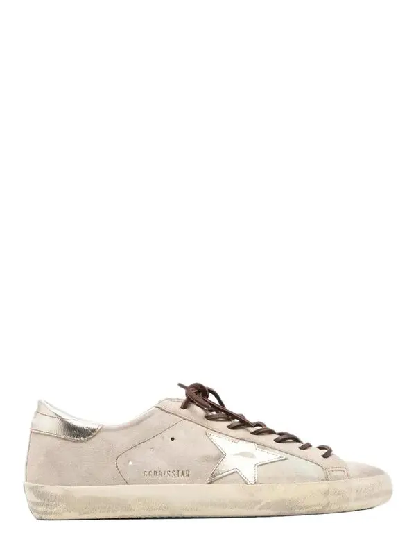 GOLDEN GOOSE Super-star Suede Sneakers - Neutrals