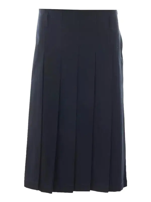 A.p.c. Pleated Midi Skirt - Blue