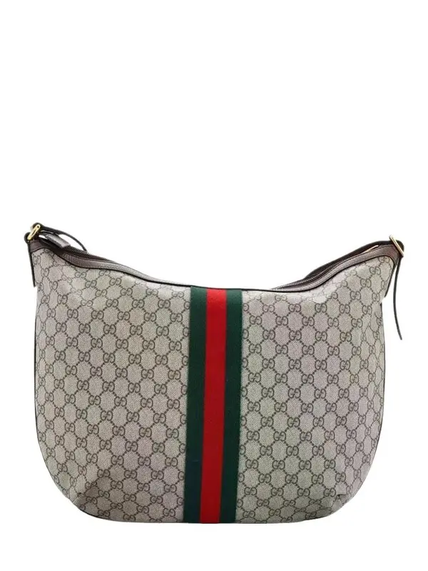 Gucci Ophidia Half Moon Hobo Bag - Brown