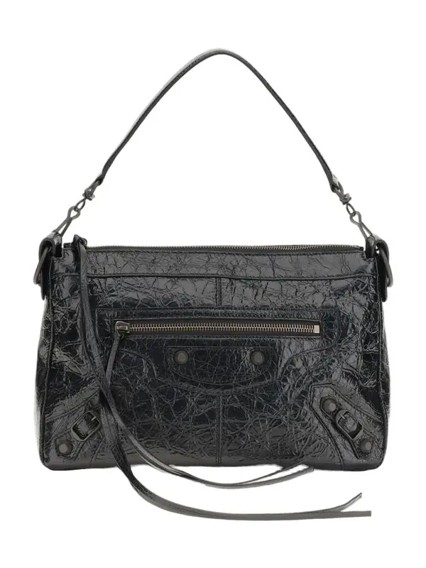 Balenciaga Le City Moto Small Shoulder Bag - Black