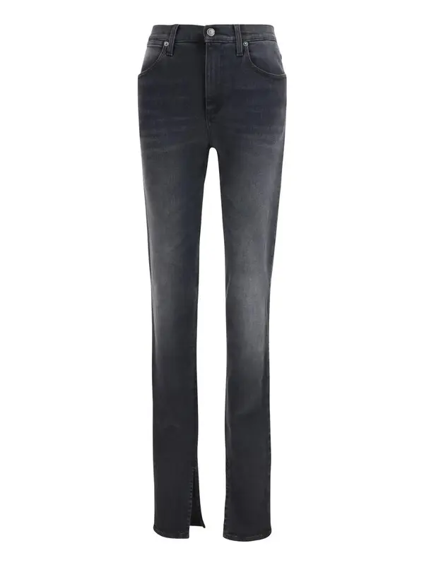 Gucci Skinny Washed Cotton Denim Jeans - Black