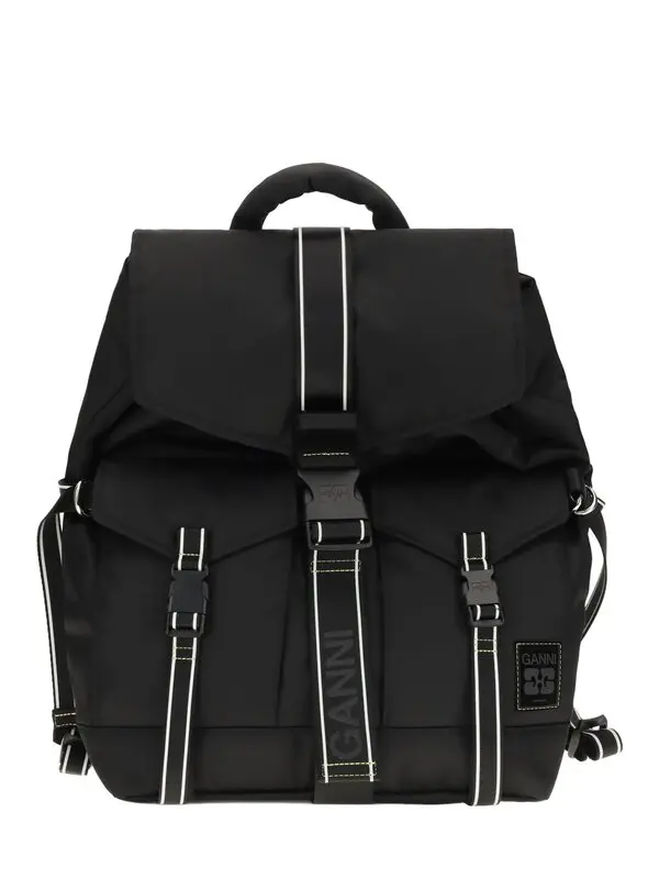 GANNI Re-tech Backpack - Black