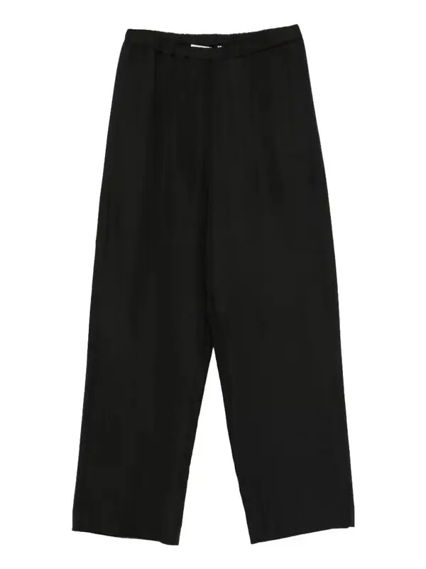 RÓHE Elasticated Waist Trousers - Black
