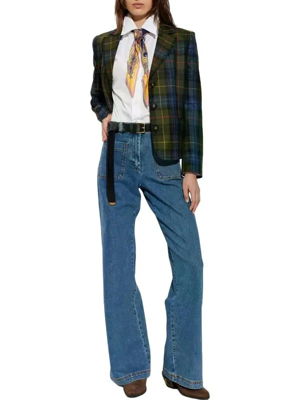 Etro Patch-pocket Jeans - Blue