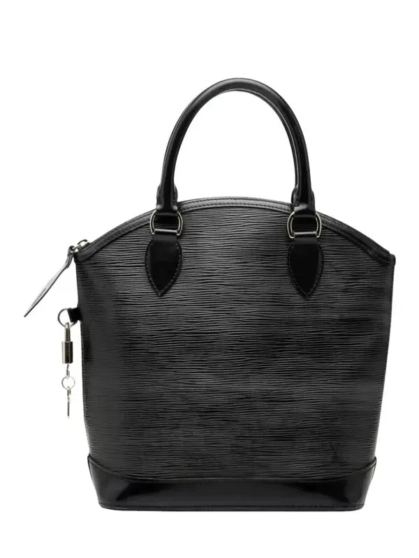LOUIS VUITTON Epi Lockit Vertical Handbag - Black