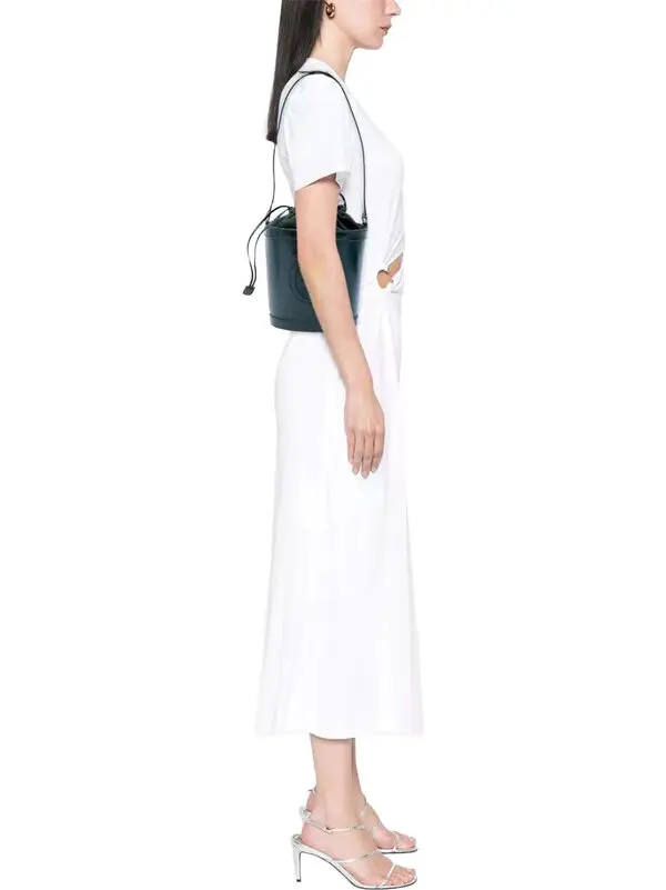 Gucci Calfskin Interlocking G Bucket Bag - Green