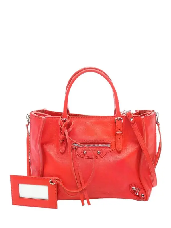 Balenciaga 2000s Mini Paper Handbag - Red