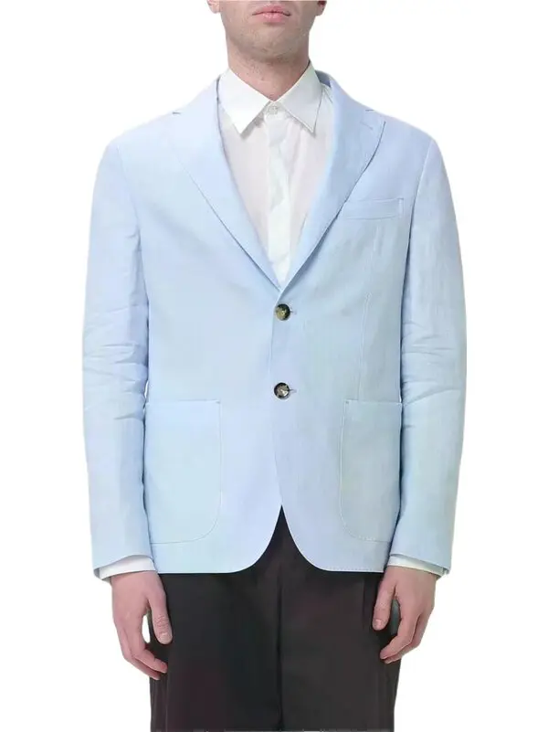 Agnona Single-breasted Blazer - Blue