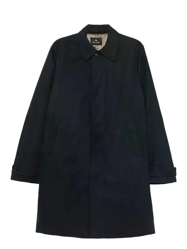 Paul Smith Single-breasted Coat - Blue